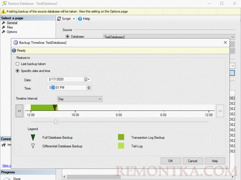 Резервное копирование и восстановление базы данных в MS SQL Server ...
