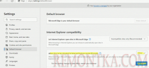 Включить режим совместимости с Internet Explorer (IE) в Microsoft Edge - РЕМОНТКА