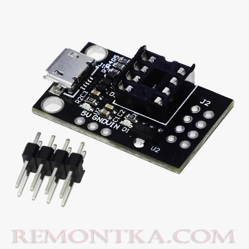 Arduino Attiny85 прошивка при помощи Arduino Ide 18 РЕМОНТКА